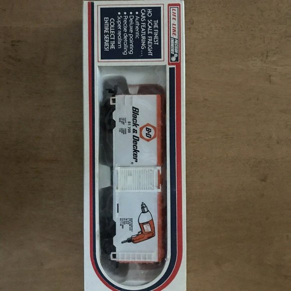 Life-Like | Toys | Viintage Life Like 8484 Black Decker Tools Box Car ...